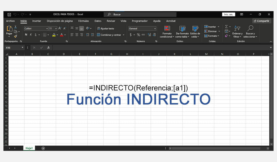 Función INDIRECTO en Excel | Excel Para Todos