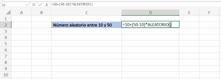 Función ALEATORIO en Excel | Excel Para Todos