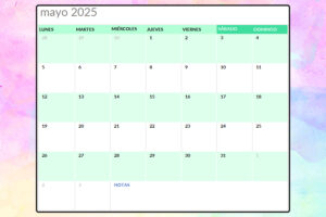 Plantillas de Calendarios en Excel - Descarga Gratis